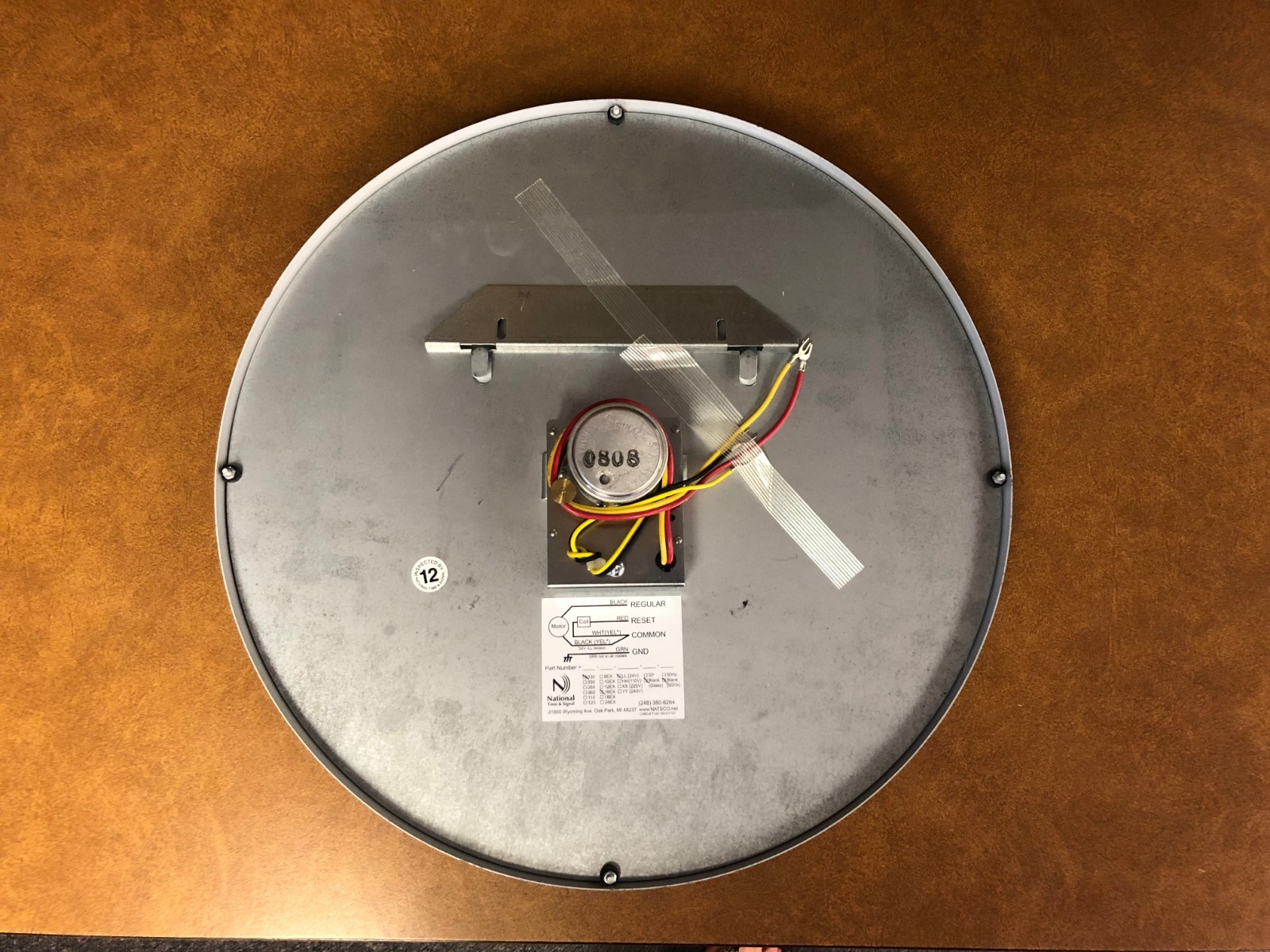 National Time 030-16EX-LL 16" Flush Clock | eBay