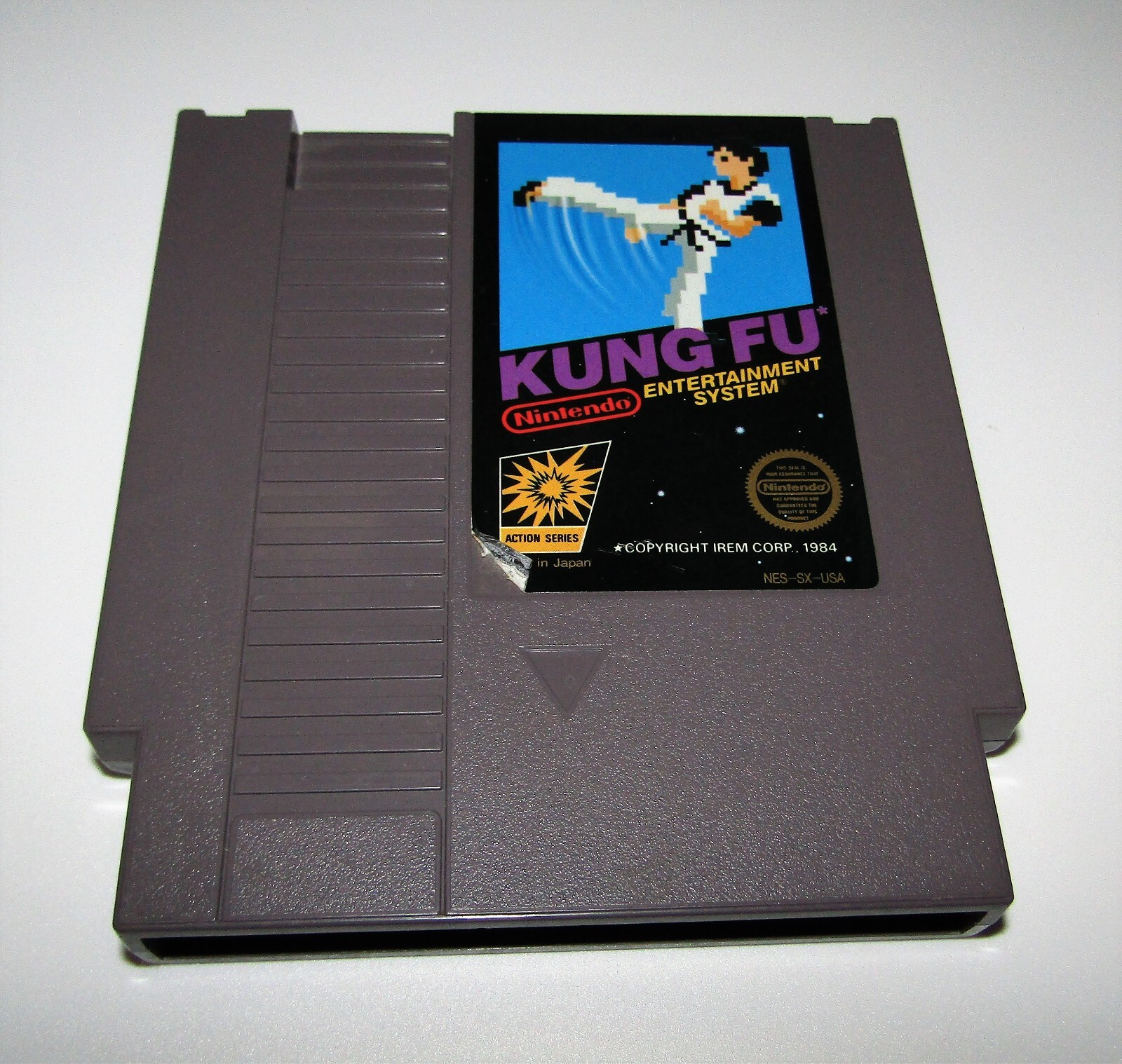 Nintendo Entertainment System 8-Bit Video Game KUNG FU Cartridge TESTED ...