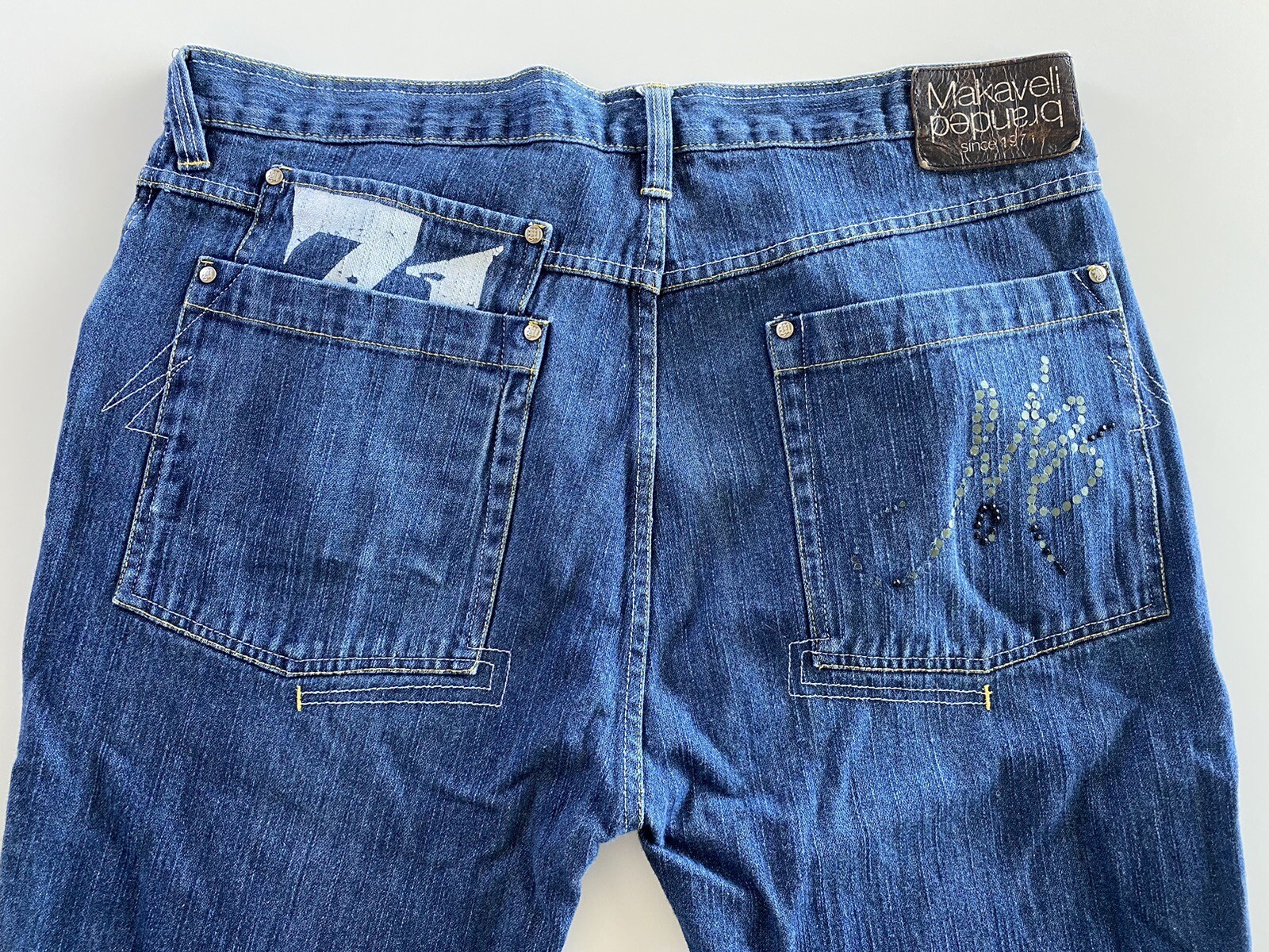 Vintage Makaveli Branded Jeans Tupac Shakur Hip Hop R… - Gem