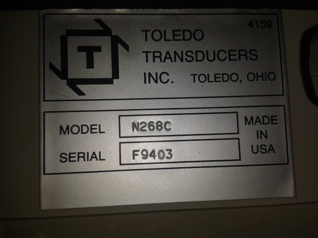 Toledo Transducers N268C Presswatch Production Monitor | eBay