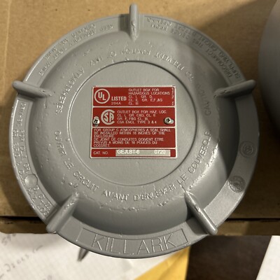 Hubbell Killark GEJLBT-6 2" NPT GE Series Iron Conduit Outlet Box ...
