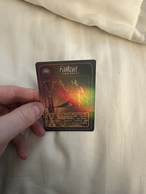 Fallout New Vegas Unjust Trading Cards Xbox 360 Holo Card Rare | eBay