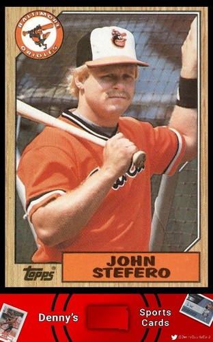 1987 Topps #563 John Stefero Baltimore Orioles Baseball Card | eBay