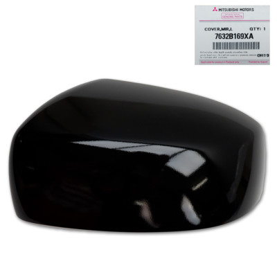 Lh Mirror Cover no Signal Smooth Black For Mitsubishi Space Star Mirage ...