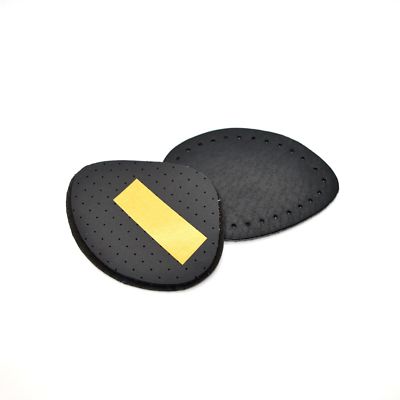 Black Leather Half Insoles Carbon Latex Anti Slip Shoe High Heel Pads ...