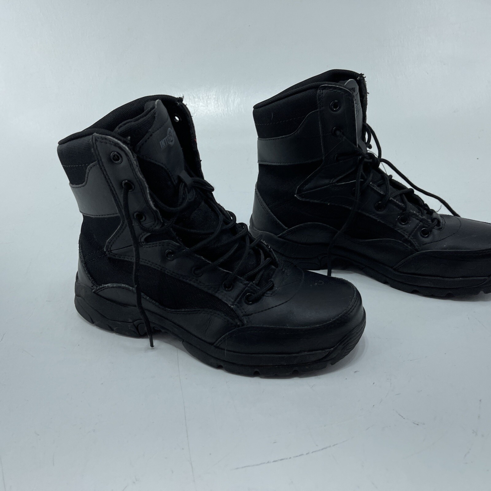 Interceptor Men's Black ASTM F2413-18 Tactical Steel Toe Safety Boots ...