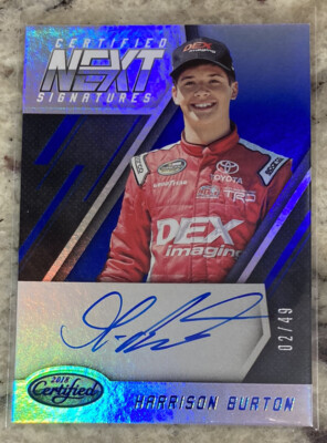 2018 Certified Racing Next Signatures #NEXT-HB Harrison Burton Blue ...