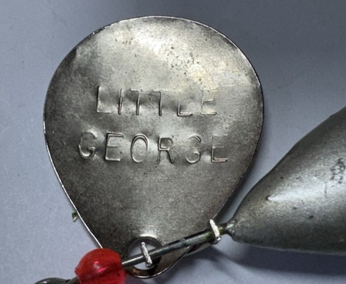 Vtg Metal Body Spinner Lures • Mann's Little George Silver | eBay