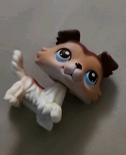 LPS Hasbro Sage Collie Dog Paw Up Red Magnet #58 - Authentic Littlest ...