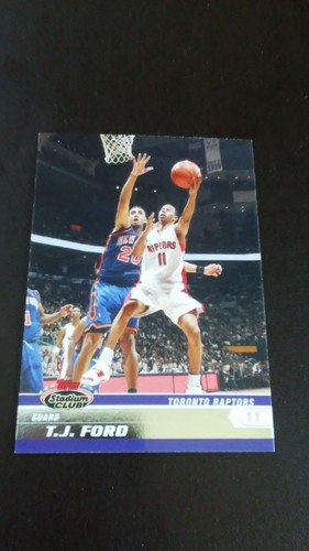 2007-08 Stadium Club Toronto Raptors Basketball Card #36 T.J. Ford-FREE ...