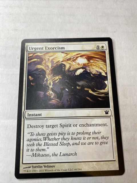 MTG Urgent Exorcism Innistrad 40/264 Regular Common for sale online | eBay
