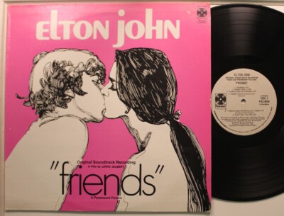 Elton John Lp Friends Soundtrack On Paramount - Nm / Vg+ To Vg++ (Tiny ...