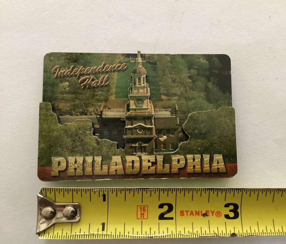 Philadelphia Independence Hall Wood Fridge Magnet | eBay