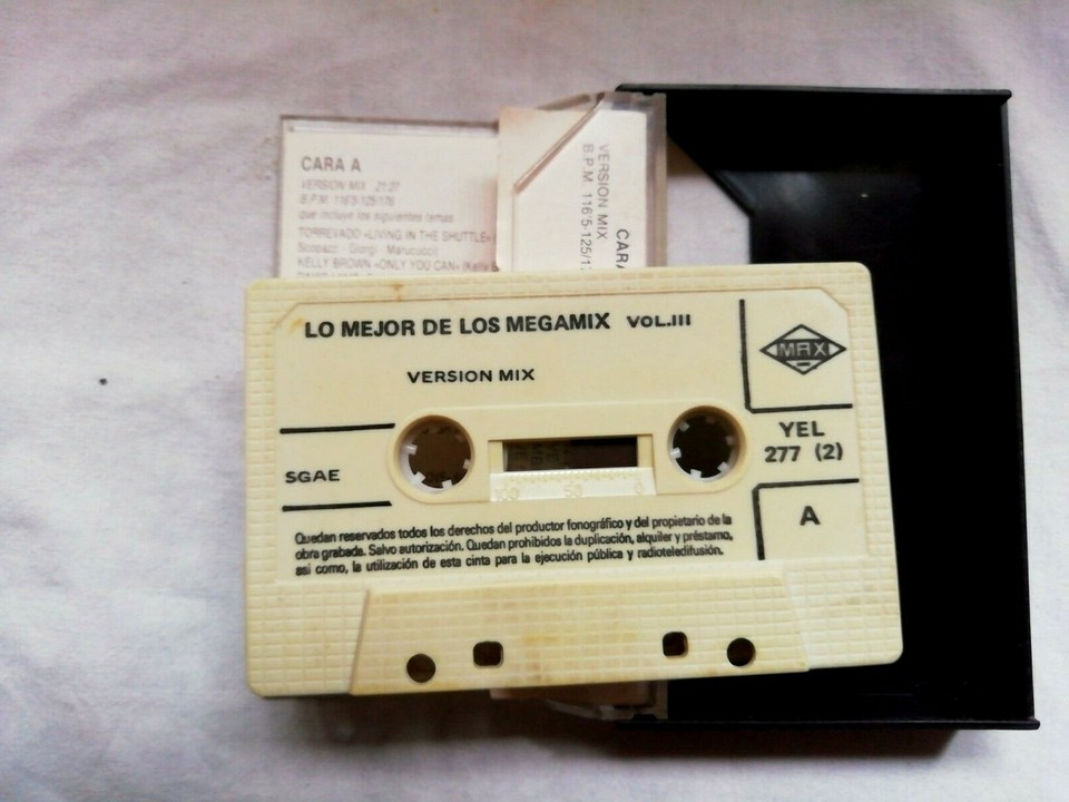 Lo Best de Los Mega Mix Vol Lll Cinta Cassette Version Mix Tape | eBay