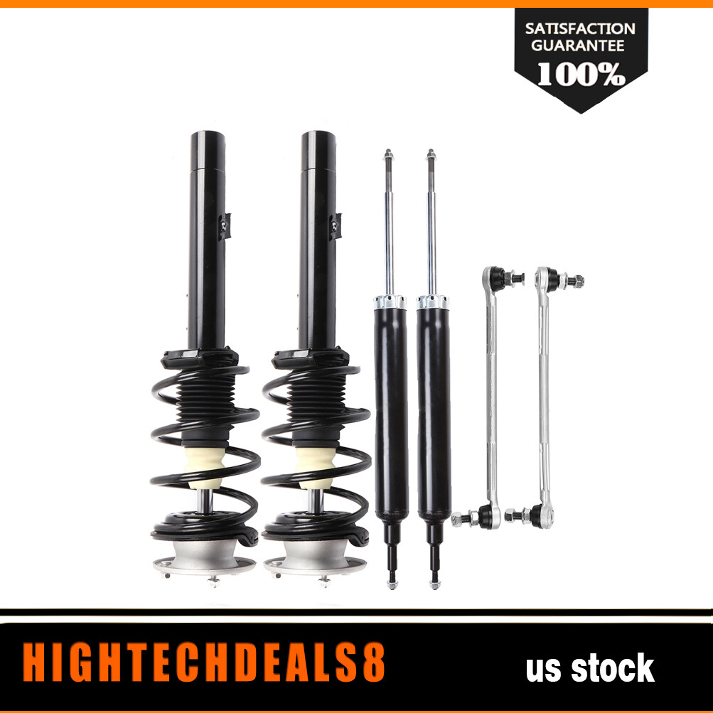 Fits 2007 - 2011 BMW 328i Front Complete Struts Spring Rear Shocks Sway ...