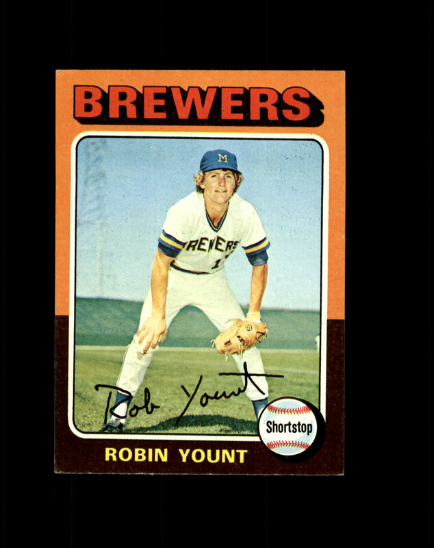 Robin Yount 1975 Topps #223 Milwaukee Brewers Rookie Card | eBay