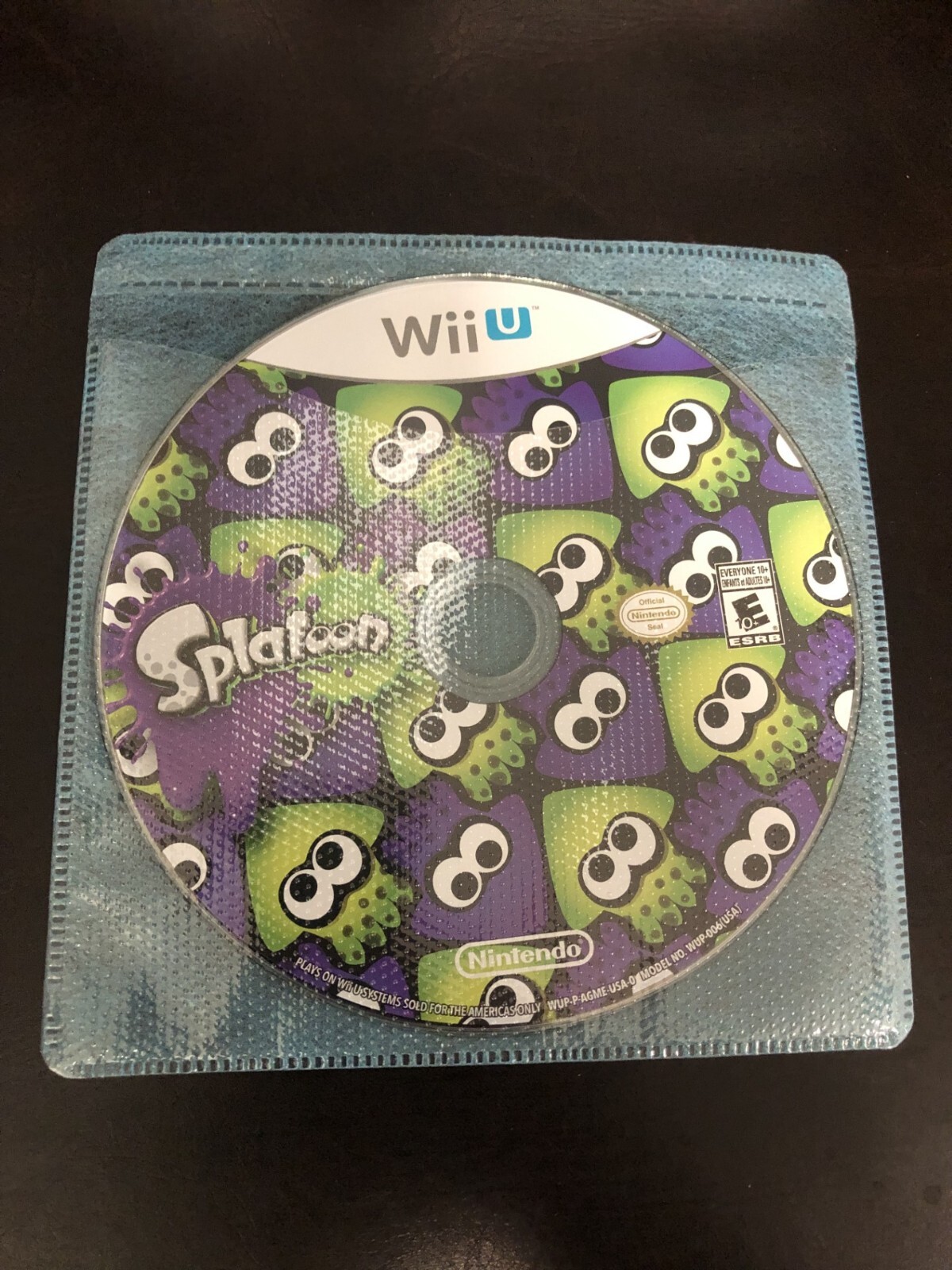 SPLATOON disc only NINTENDO WII WIIU U SYSTEM CONSOLE GAME NES HQ | eBay