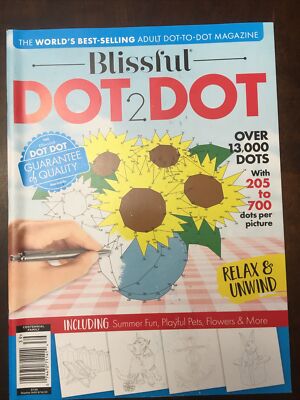 DOT 2 DOT blissful RELAX & UNWIND sun flowers + more over 13,000 dots ...