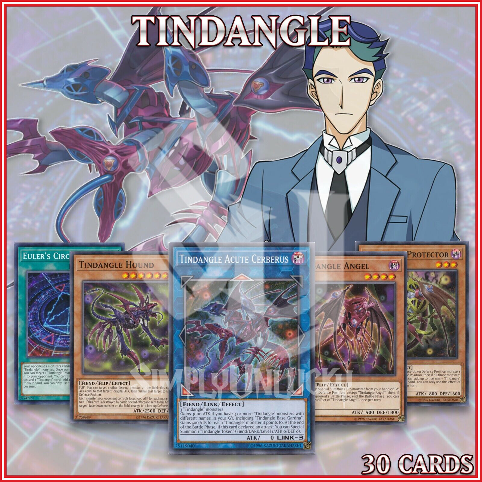 TINDANGLE DECK 30 | Cerberus Hound Angel Gardna Intruder Akira Zaizen ...