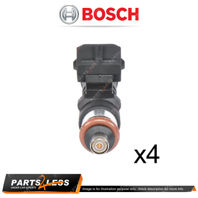 4 x Bosch Fuel Injectors Part Number 0280158207 Refer OE VP8A6U 9F593 ...