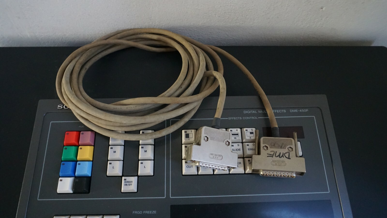 Sony DME-450 digital multi effect control panel with cable | eBay