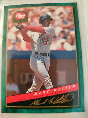 1994 Post Collector Series Baseball Card #19-Mark Whiten, Cardinals | eBay