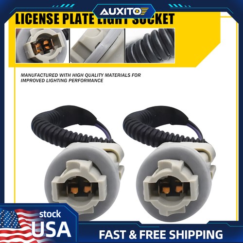 2pcs For 1990-2014 Ford F150 T10 License Tag Plate Light Sockets Wire ...