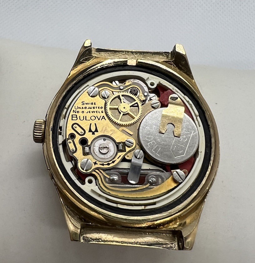 🌰🌕Super Rare Vintage Bulova Accutron N7 Men Watch Day/Date SWISS 1977🌕🌰 ...