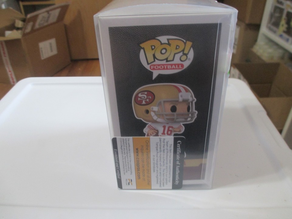 Autographed by Joe Montana San Francisco 49ers Funko Pop 216 NIB ...