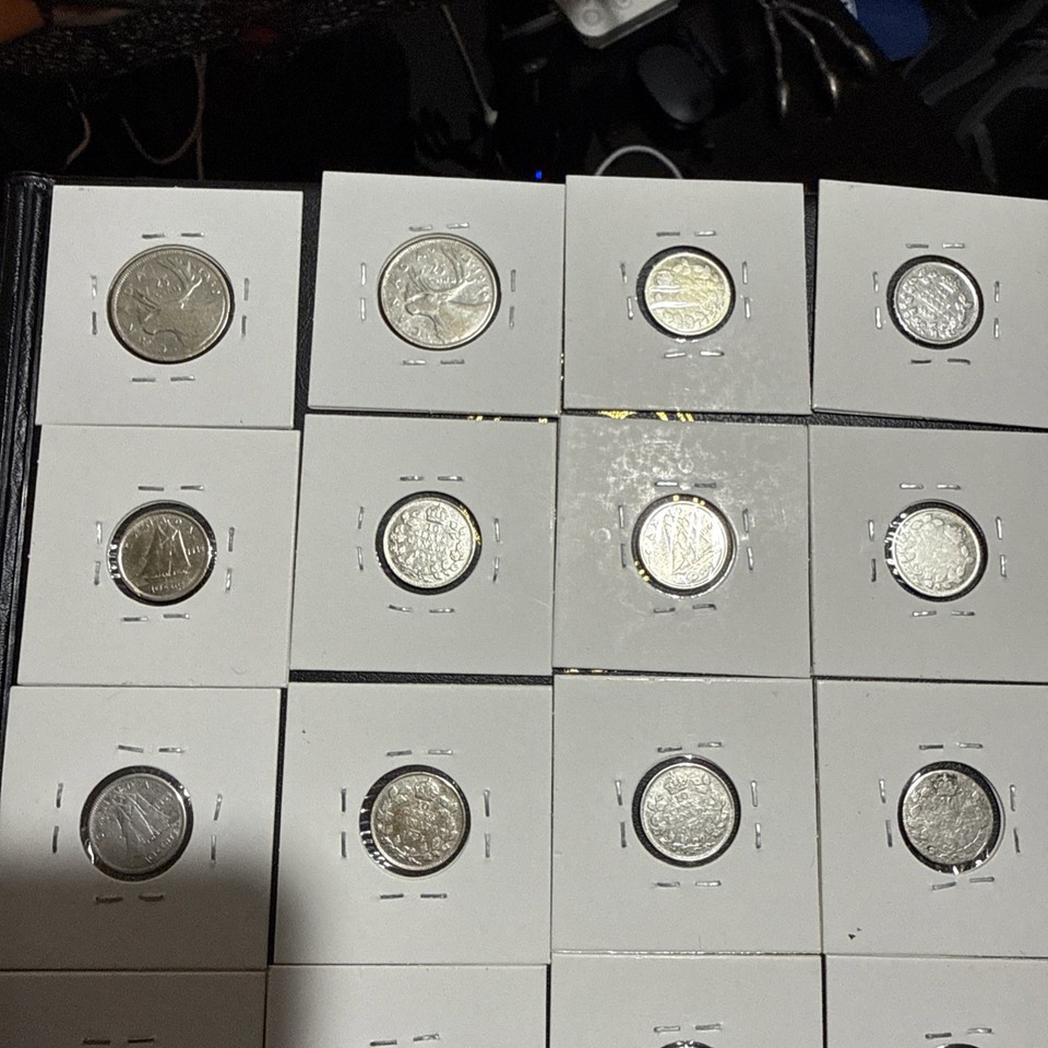 Canadian SILVER COINS 21 In Total READ ENTIRE DESCRIPTION COINS. | eBay