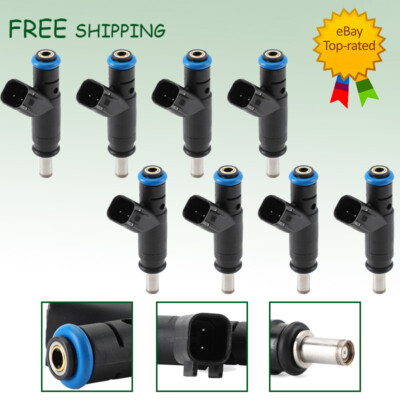 8x Fuel Injectors For 05-09 Ram Dodge Jeep Chrysler 300 Hemi 5.7L V8 ...