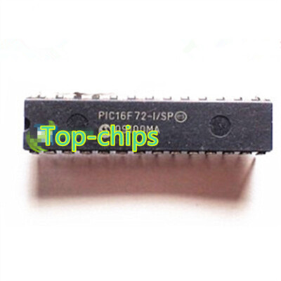 10 PCS PIC16F72-I/SP DIP-28 16F72-I/SP 28-Pin, 8-Bit CMOS FLASH MCU | eBay