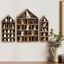 House-Shaped Wooden Shadow Cubby Box Display Shelf Organizer, Set of 3 ...