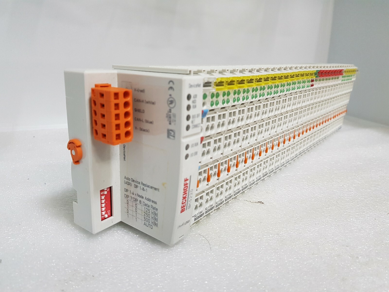 BECKHOFF PLC BK5220,KL5514[14] KL3054[1] KL2622[8] KL9010[2] KL1184[5 ...