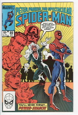 SPECTACULAR SPIDER-MAN #89 - 6.0 - WP - Black Cat - FF - Avengers ...