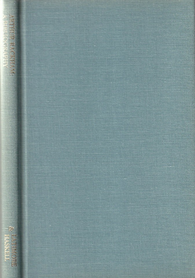 ARTHUR RACKHAM: A BIBLIOGRAPHY By SARAH B. LATIMORE & GRACE C. HASKELL ...