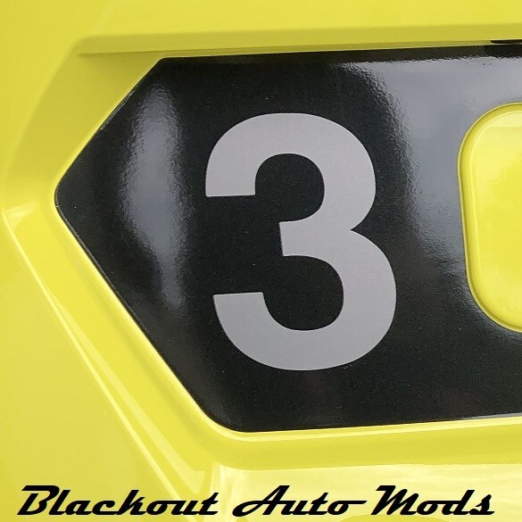 2020-2025 C8 Corvette C8R Fender Decals Jake Logo and #3 #4 Vinyl ...