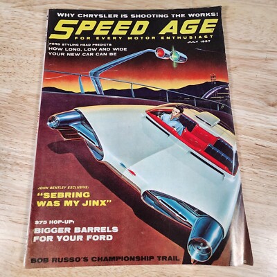 Vintage Speed Age Magazine July 1957 | eBay