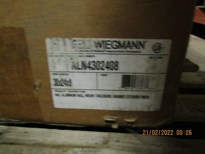 WIEGMANN MAX ALUMINUM WALL MOUNT ENCLOSURE - NEW - ALN4302408 | eBay