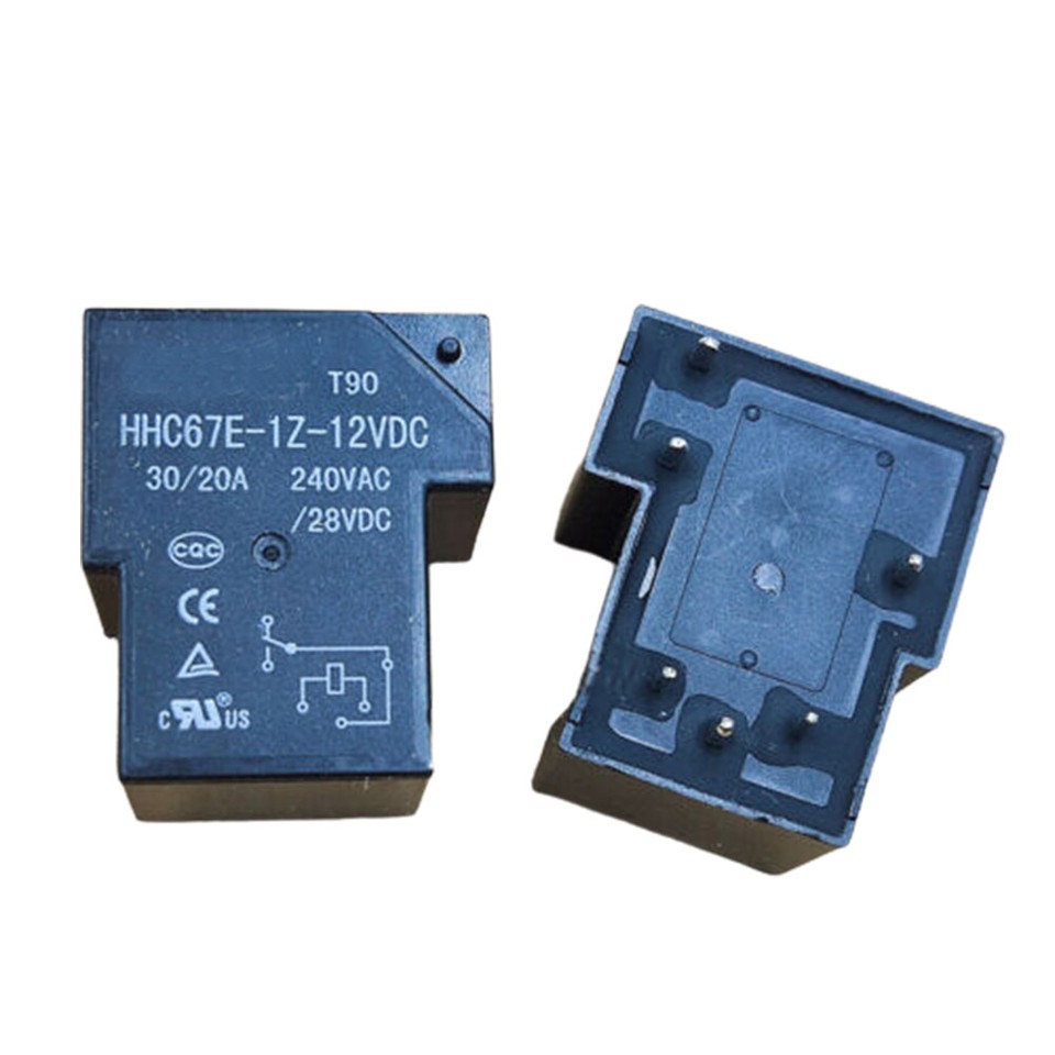 Relay T90 HHC67E-1Z-12VDC 12V Power Relay 30/20A 240VAC 6Pins New | eBay