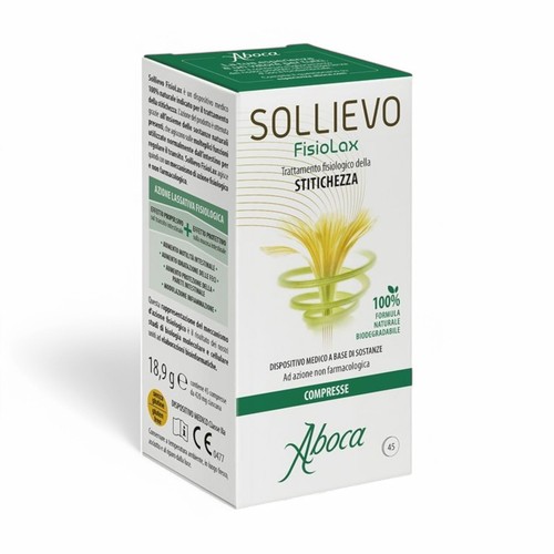 Aboca Sollievo FisioLax Complément Traitement Constipation 45 Comprimés ...