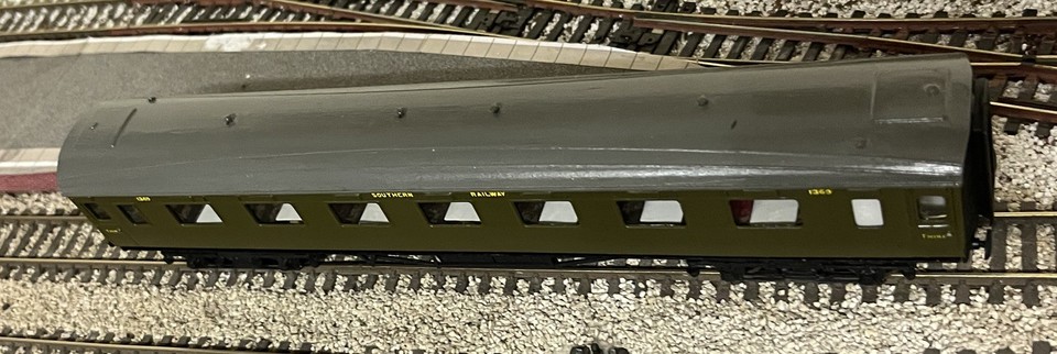 Ian Kirk Southern Railway Maunsell Open Third coach OO Gauge built ...
