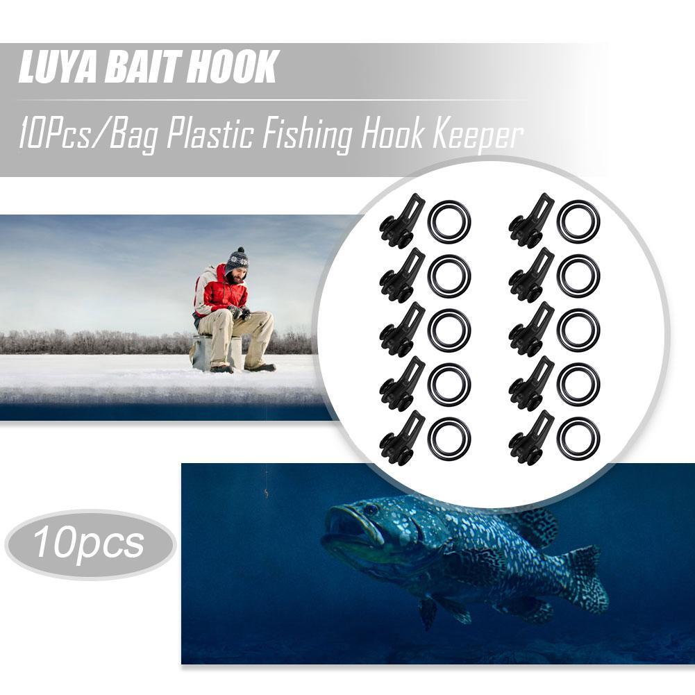 50pcs Fishing Hook Keeper for Fishing Rod Pole Lures Safety Holders ...