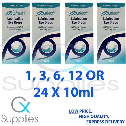 HYPROMELLOSE 0.3% EYE DROPS 10ml 1-12 BOTTLES⭐OCUFRESH⭐ ⭐MULTIBUY ...