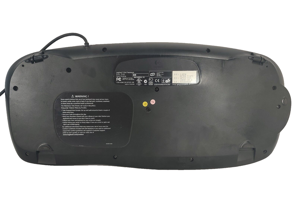 Logitech Elite Keyboard Wired USB Y-BF38 867225-0100 Computer | eBay