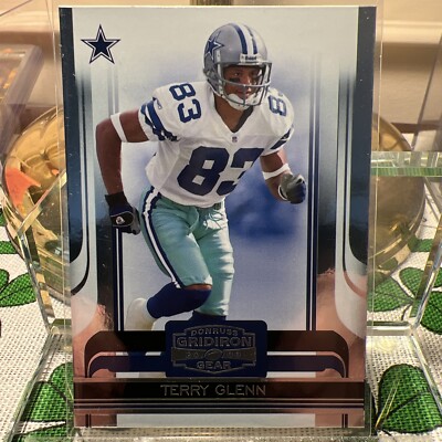 2006 Donruss Gridiron Gear Dallas Cowboys Football Card #31 Terry Glenn ...