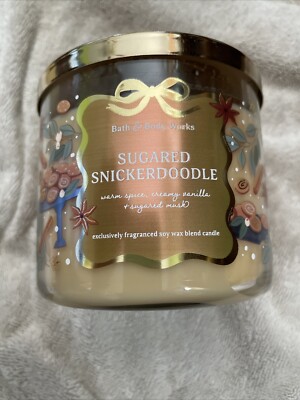 “Sugared Snickerdoodle” 3-Wick Candle 14.5oz New. | eBay