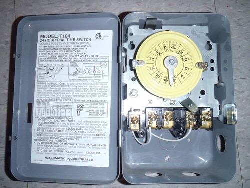 Intermatic T104, 208-277 VOLTS Timer | eBay
