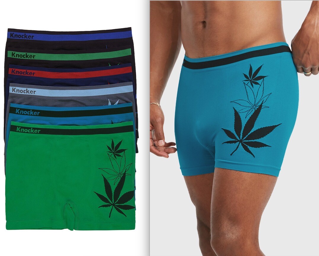 6 Mens Microfiber Boxer Briefs Underwear Seamless Compression One Size ...