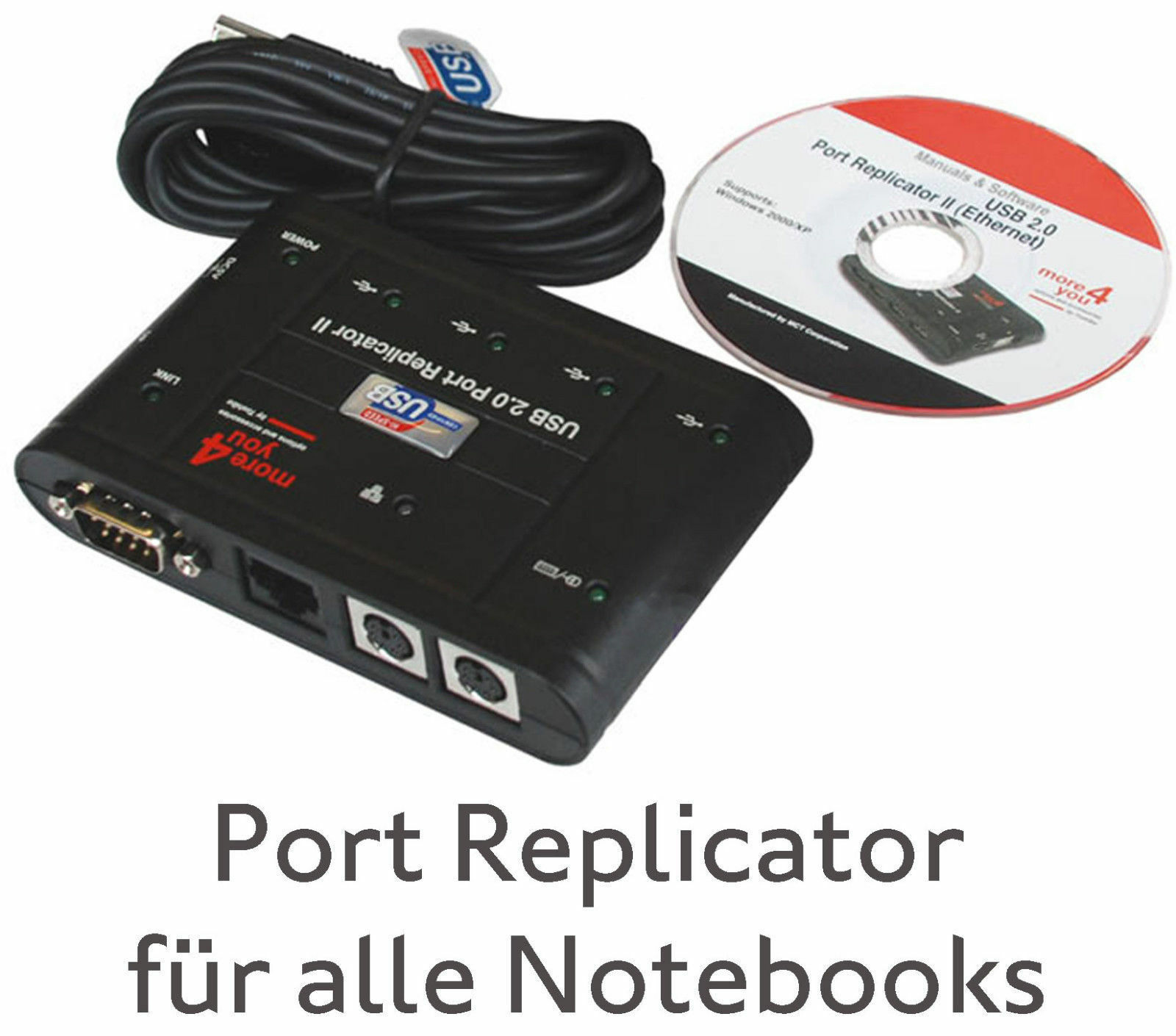 Port Replicator II PX1173E-1PRP Adapter USB - RS-232 2x PS/2 10/100 ...